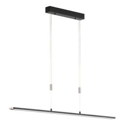 Fischer und Honsel FISCHER & HONSEL LED-Hängelampe Metz TW, CCT, Länge 120 cm, schwarz