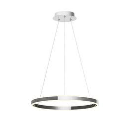 LUCANDE LED-Pendelleuchte Lyani in Chrom, dimmbar, 60 cm