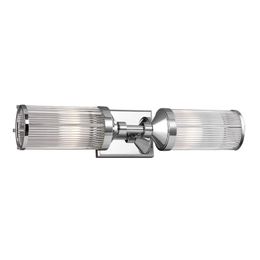 FEISS LED-Wandlampe Paulson IP44 2-flammig Breite 58,4cm