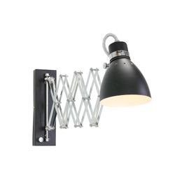 Steinhauer Scherenlampe Spring, schwarz/chrom