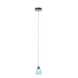 Bover Drip S/01L LED-Hängeleuchte aus Glas, blau