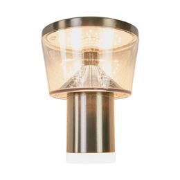 LINDBY Edelstahl-LED-Außenwandlampe Antje