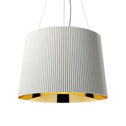 Kartell Gé LED-Hängeleuchte, weiß/gold