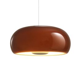 Marset Vetra LED-Hängeleuchte, Ø 43 cm, bernstein