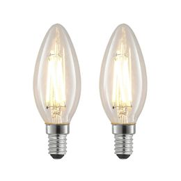 ARCCHIO LED-Filamentlampe E14 4W 827 Kerze dimmbar 2er-Set