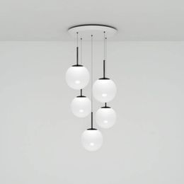 Tom Dixon Globe Mini Round LED-Pendellampe, 5-flg.