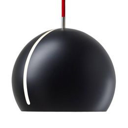 NYTA Tilt Globe Hängelampe Kabel 3m rot schwarz