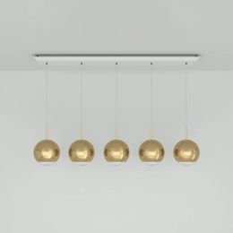 Tom Dixon Mirror Ball 25 cm Linear 5fl gold