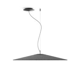 Luceplan Koinè LED-Pendel Filz 927 Ø86cm anthrazit