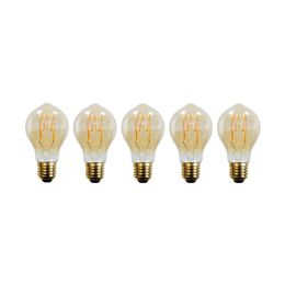 LUCANDE E27 3,8W LED-Filament 918 170 Lumen amber 5er-Set