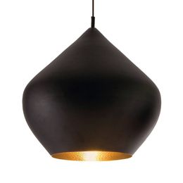 Tom Dixon Beat Stout LED-Pendelleuchte, schwarz