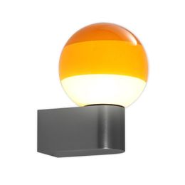 Marset Dipping Light A1 LED-Wandlampe, orange/grau