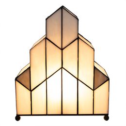 Clayre&Eef Tischlampe 5LL-6119, Tiffany-Design