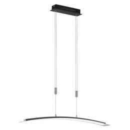 Fischer und Honsel FISCHER & HONSEL LED-Hängeleuchte Metis dimmbar, CCT, schwarz, 90cm