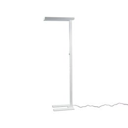 ARCCHIO Logan - weiße LED-Büro-Stehleuchte, Dimmer 4.000K