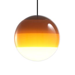 Marset Dipping Light LED-Hängelampe Ø 30 cm orange