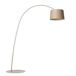 Foscarini Twiggy Wood LED-Stehleuchte greige