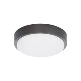 LINDBY LED-Außendeckenlampe Nermin, IP65, rund