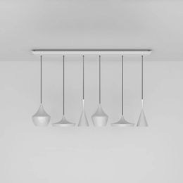 Tom Dixon Beat Range Linear Hängelampe 6fl weiß