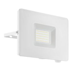 Eglo LED-Außenstrahler Faedo 3 in Weiß, 50W