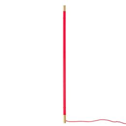 Seletti Linea Gold LED-Wandlampe, rot
