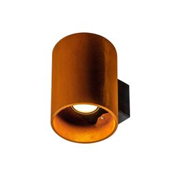 SLV Rusty LED-Außenwandleuchte up/down Zylinder