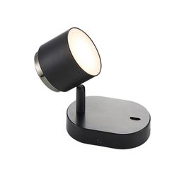 LINDBY Marrie LED-Spot mit Schalter, schwarz