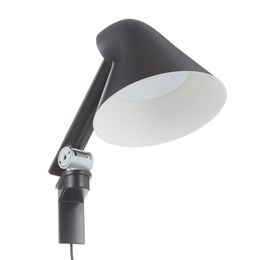 Louis Poulsen NJP LED-Wandlampe Arm kurz, schwarz