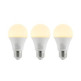 ARCCHIO LED-Lampe E27 A60 9,5W 3.000K opal, 3er-Set