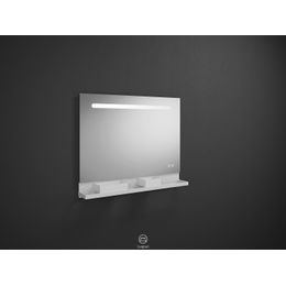Burgbad Fiumo Leuchtspiegel mit horizontaler LED-Beleuchtung 100 x 87,6 cm