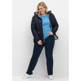 sheego Große Größen: Gerade Jeans mit REPREVE® recycled Polyesterfasern, dark blue Denim, Gr.46