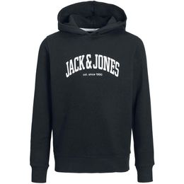 Jack & Jones Jack & Jones Junior Josh Sweat Hood Kapuzenpullover schwarz in 140