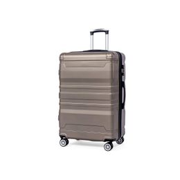 Sweiko Hartschalen-Trolley Hartschalen Handgepäck ABS L 41 x 26 x 65 cm