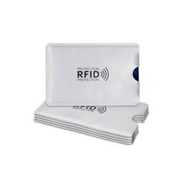 kwmobile Kartenetui 5x Kreditkarten Karten Hülle mit RFID Blocker (1-tlg)