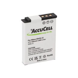 AccuCell Akku passend für Nikon EN-EL12 Akku