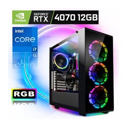 Meinpc Invasion i7 RTX 4070 Gaming-PC (Intel Core i7 13700K