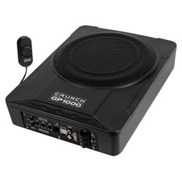 CRUNCH GP1000 Aktiv 25cm Untersitz Subwoofer 200 WATT Auto-Subwoofer