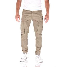 Jack & Jones Jack & Jones Cargojeans Jack & Jones Paul Flake Cargo Tapered Fit Herren Jeans Hose