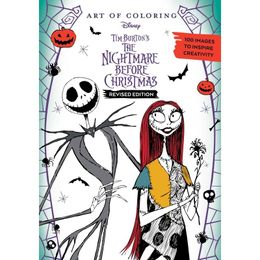 Art of Coloring: Disney Tim Burton's The Nightmare Before Christmas, Kartoniert (TB)