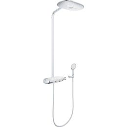 Grohe Duschsystem Rainshower System SmartControl, Höhe 109 cm, 2 Strahlart(en), Packung, mit langlebieger und scheinender Oberfläche, silberfarben