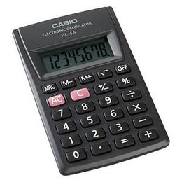 Casio HL-4A Taschenrechner schwarz