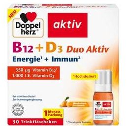 Queisser Doppelherz B12+D3 Duo Aktiv Trinkampullen 30 St