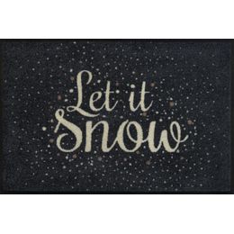 Fußmatte LET IT SNOW (LBH 75x50x.70 cm) KLEEN-TEX