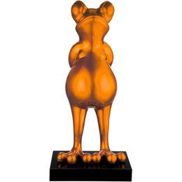 Casablanca by Gilde Tierfigur Skulptur Frosch orange (1 St), orange