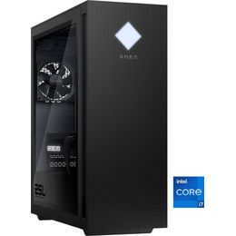 HP OMEN GT15-0203ng Gaming-PC (Intel Core i7 12700F, NVIDIA GeForce RTX 4070 Ti 12GB, 16 GB RAM, 1000 GB SSD, Luftkühlung), schwarz