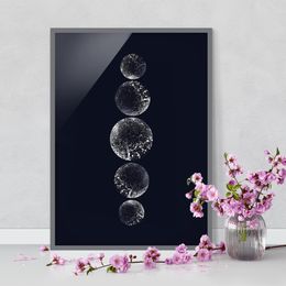 Bilderwelten Bild mit Rahmen Mondkette