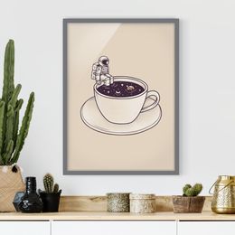 Bilderwelten Bild mit Rahmen Kosmischer Kaffee