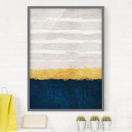 Bilderwelten Bild mit Rahmen Streifen