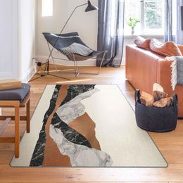 Teppich Landschaft in Marmor und Kupfer