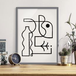 Bilderwelten Bild mit Rahmen Konturen III